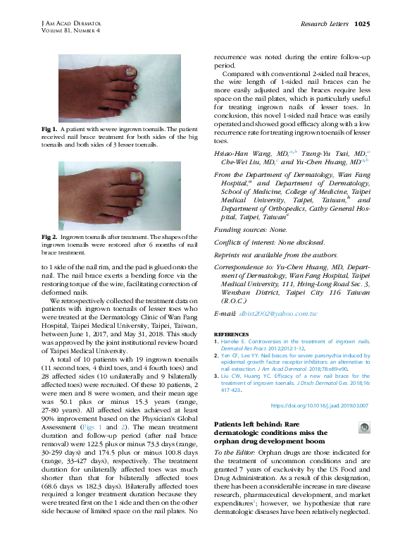 (PDF) Patients left behind: Rare dermatologic conditions miss the ...