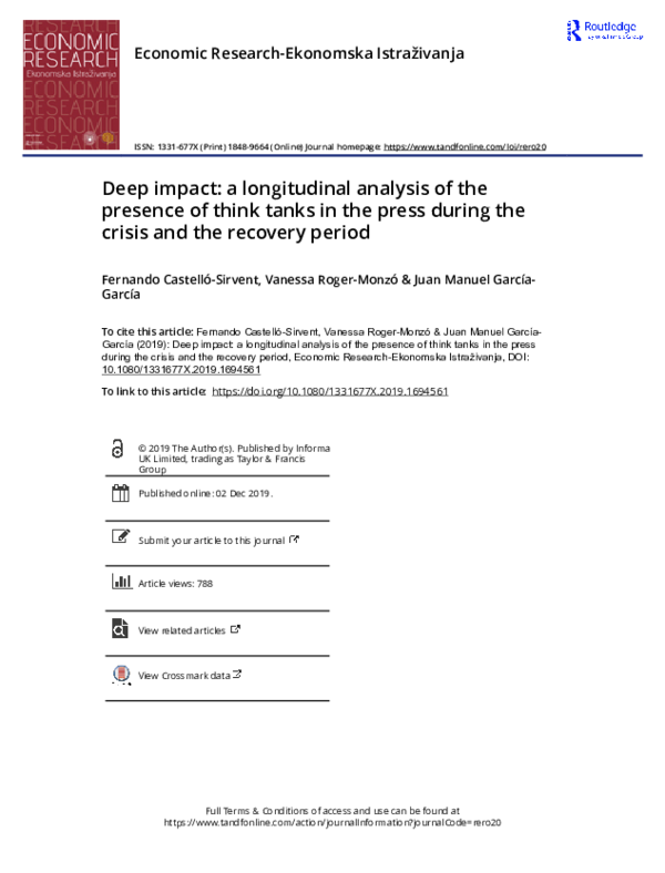 (PDF) Deep impact: a longitudinal analysis of the presence of think ...