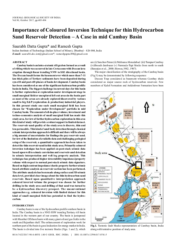 (PDF) Importance of coloured inversion technique for thin hydrocarbon sand reservoir detection ...
