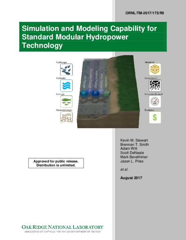 (PDF) Simulation and Modeling Capability for Standard Modular ...