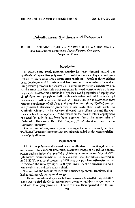 (PDF) Polyallomers: Synthesis and properties