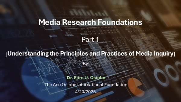 (PDF) Media Research Foundations (Part 1)