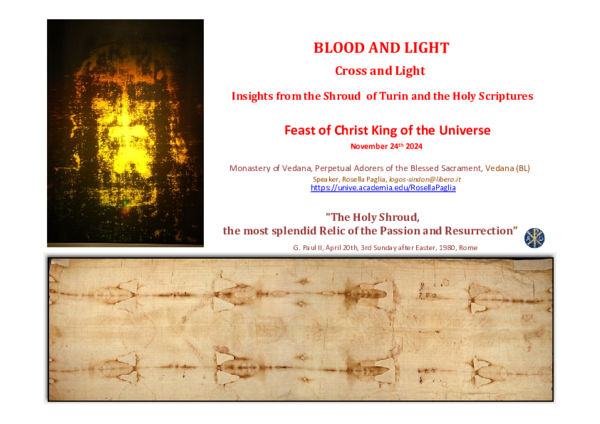 (PDF) BLOOD AND LIGHT Insights from the Shroud of Turin and the Holy ...