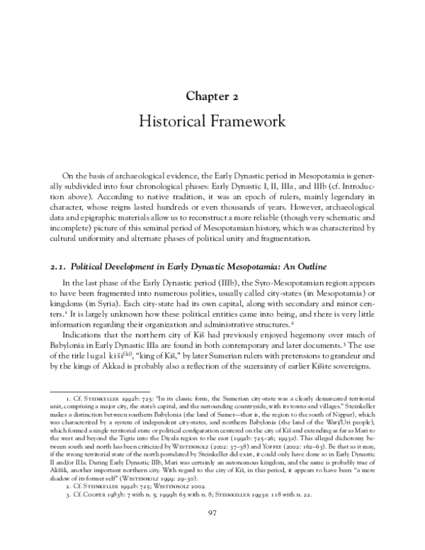(PDF) Historical Framework