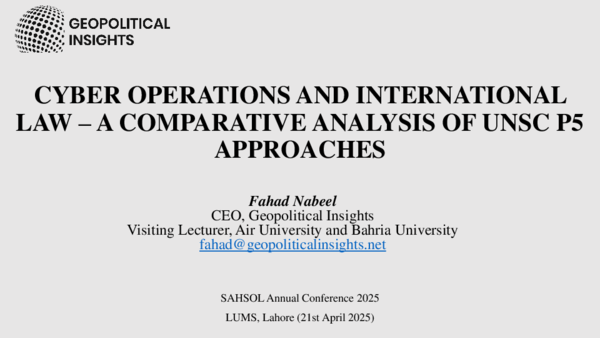 (PDF) Cyber Operations and International Law – A Comparative Analysis ...