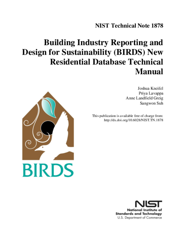 (PDF) Building Industry Reporting and Design for Sustainability (BIRDS ...