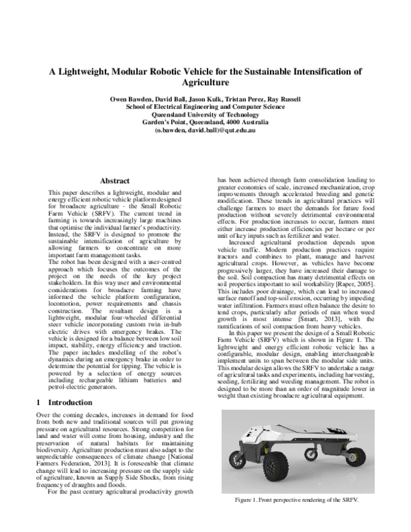 (PDF) A lightweight, modular robotic vehicle for the sustainable ...