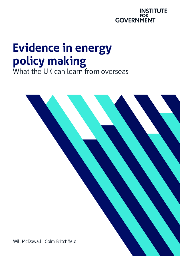 (PDF) Evidence in energy policy making