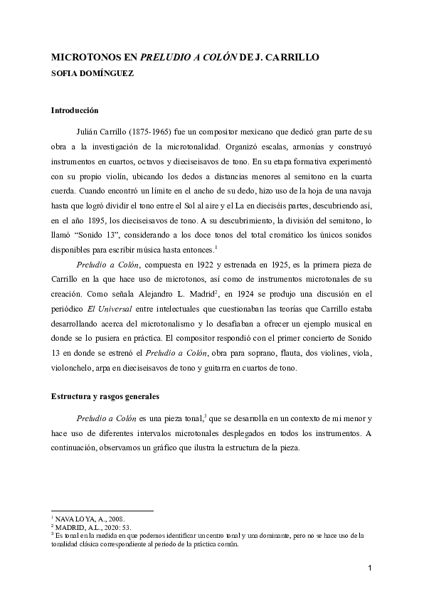 (PDF) Microtonos en Preludio a Colón de Julián Carrillo