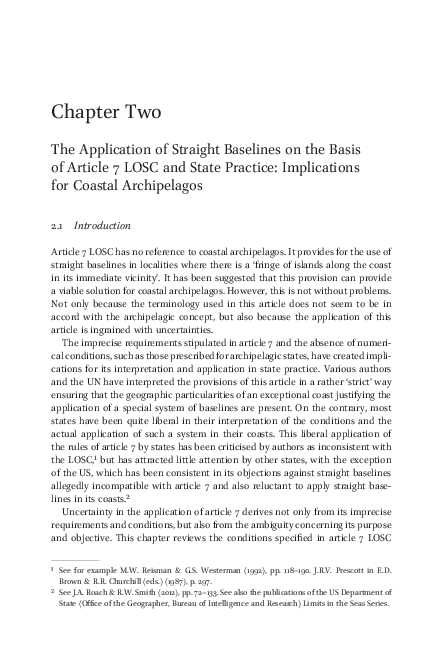 (PDF) Chapter Two The Application of Straight Baselines on the Basis of ...