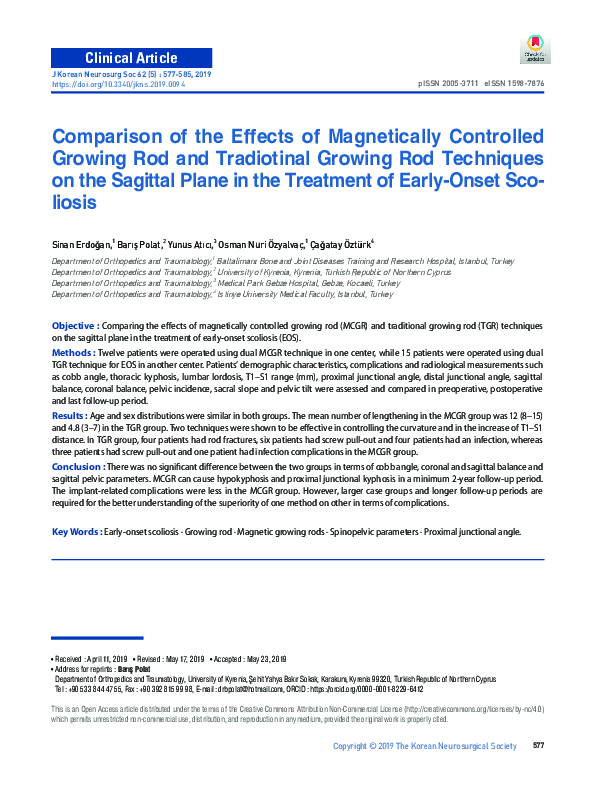 (PDF) Comparison of the Effects of Magnetically Controlled Growing Rod ...