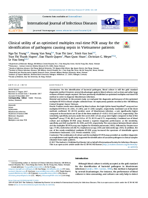 (PDF) Clinical utility of an optimised multiplex real-time PCR assay ...