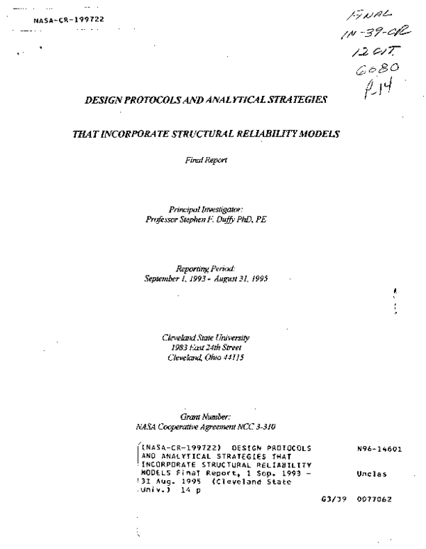 (PDF) Design Protocols and Analytical Strategies that Incorporate ...
