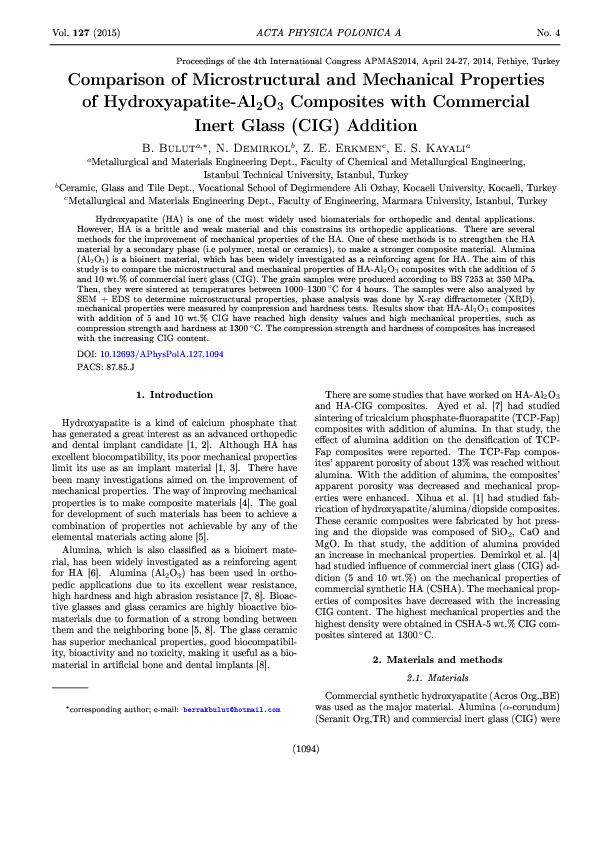 (PDF) Comparison of Microstructural and Mechanical Properties of ...