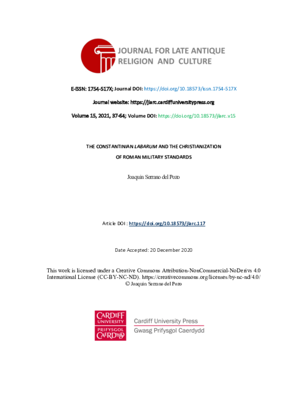 (PDF) The Constantinian Labarum and the Christianization of Roman ...