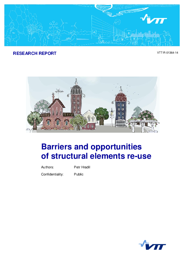 (PDF) Barriers and opportunities of structural elements re-use