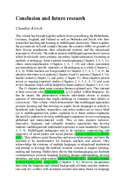 (PDF) Conclusion and Future Research