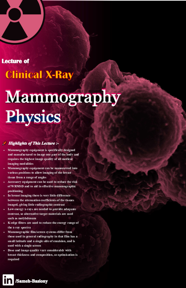 (PDF) Mammography Physics