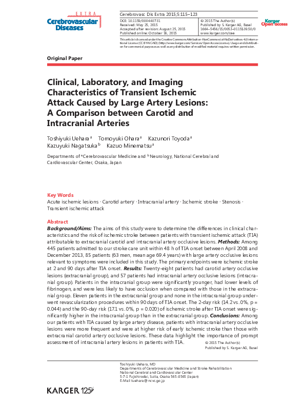 (PDF) Clinical, Laboratory, and Imaging Characteristics of Transient ...