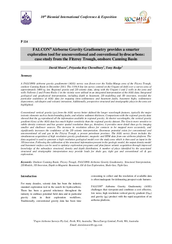 (PDF) FALCON® Airborne Gravity Gradiometry Provides a Smarter ...