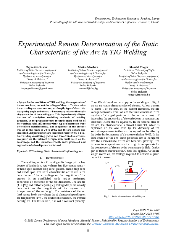 (PDF) Experimental Remote Determination of the Static Characteristic of ...