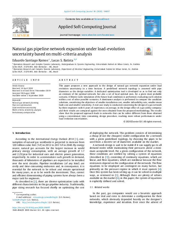 (PDF) Natural gas pipeline network expansion under load-evolution uncertainty based on multi ...