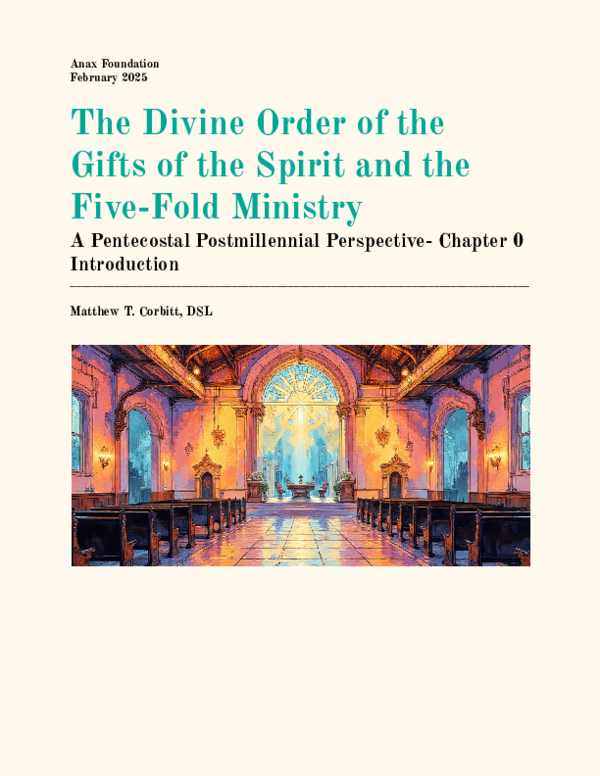 (PDF) The Divine Order of the Gifts of the Spirit and the Five-Fold ...