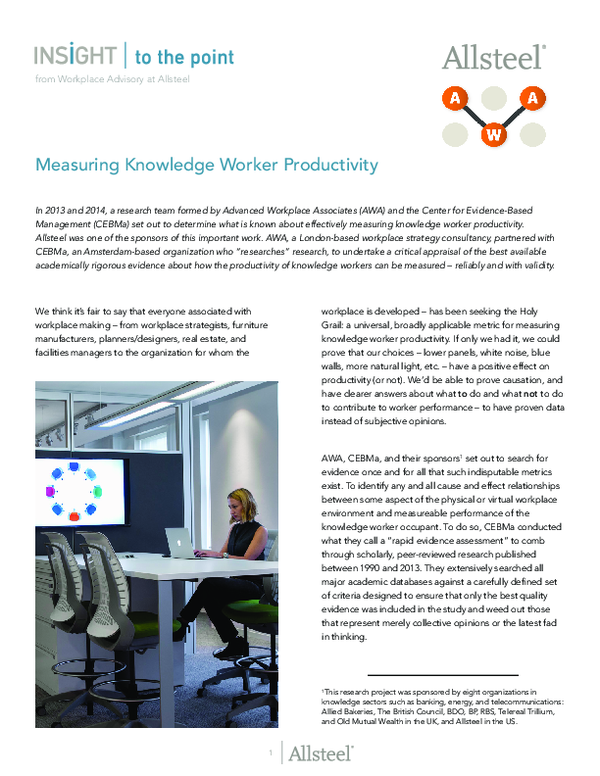 (PDF) Measuring knowledge worker productivity
