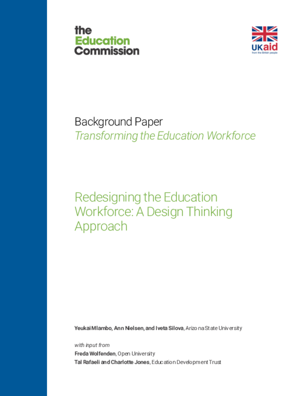 (PDF) Redesigning the Education Workforce: A Design Thinking Approach ...