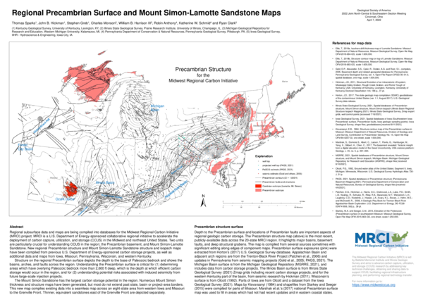 (PDF) Regional Precambrian Surface and Mount Simon-Lamotte Sandstone Maps