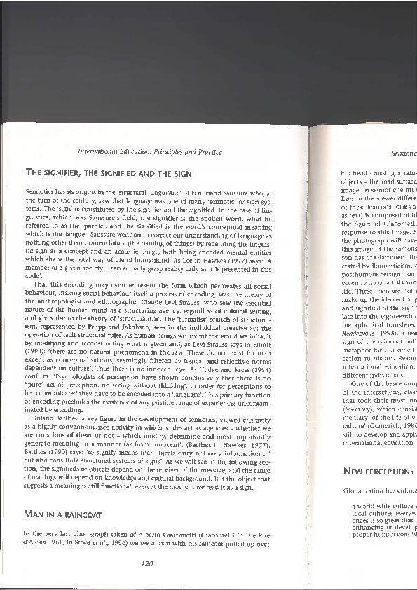 (PDF) International Education: Principles and Practice THE SIGNIFIER ...