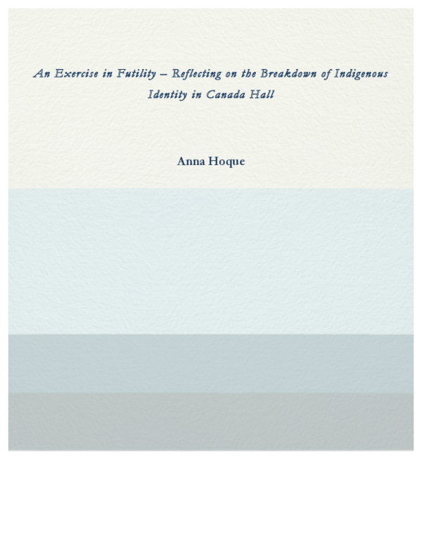 (PDF) An Exercise in Futility – Reflecting on the Breakdown of ...