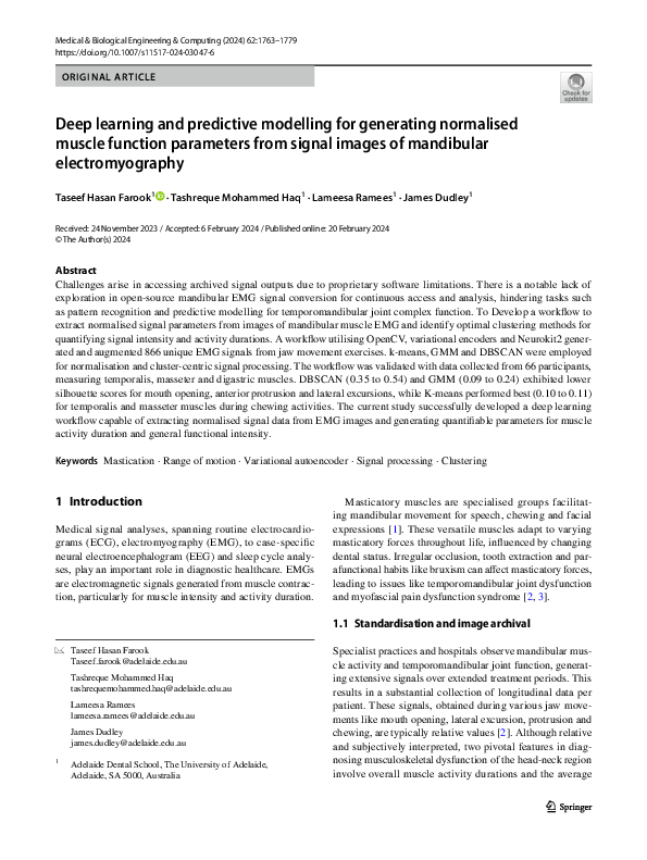 (PDF) Deep learning and predictive modelling for generating normalised ...