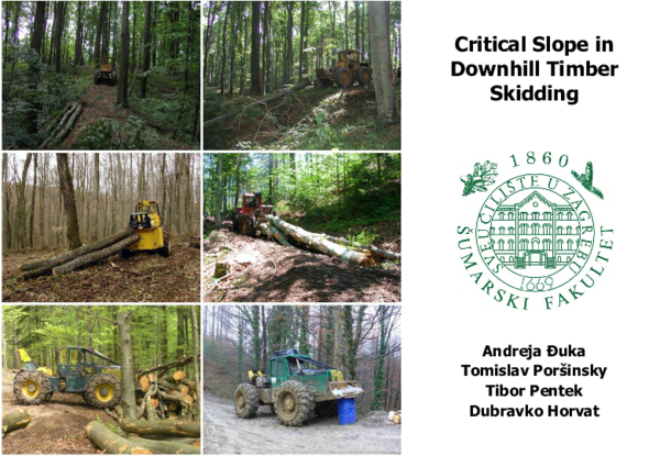 (PDF) Critical slope in downhill timber skidding