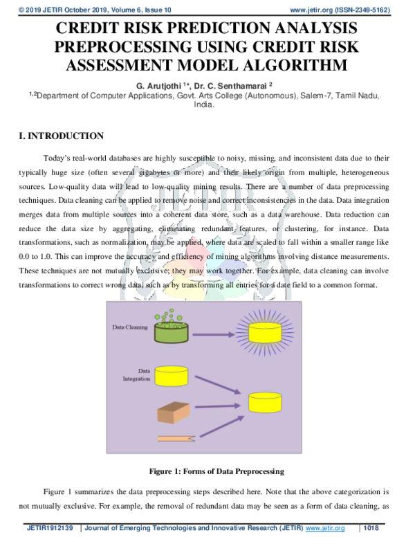 (PDF) Credit Risk Prediction Analysis Preprocessing Using Credit Risk ...