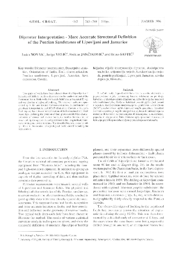 (PDF) Dipmeter Interpretation - More Accurate Structural Definition of the Ponti an Sandstones ...