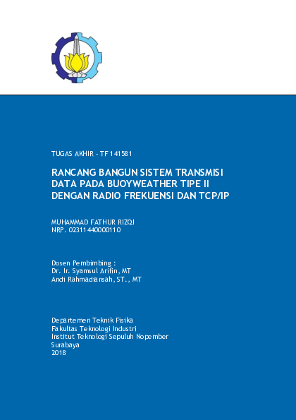 (PDF) Rancang Bangun Sistem Transmisi Data Pada Buoyweather Tipe II ...
