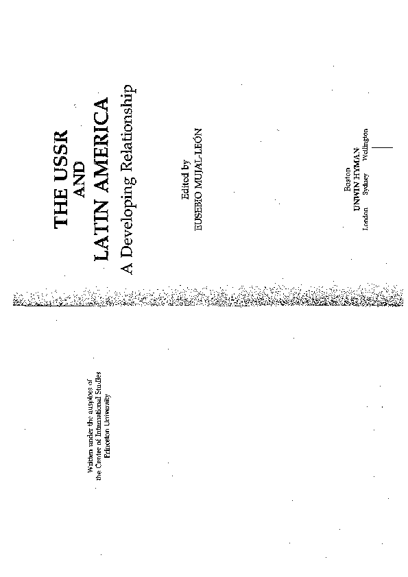 (PDF) The Latin American Communist Movement: Realities and Relations ...