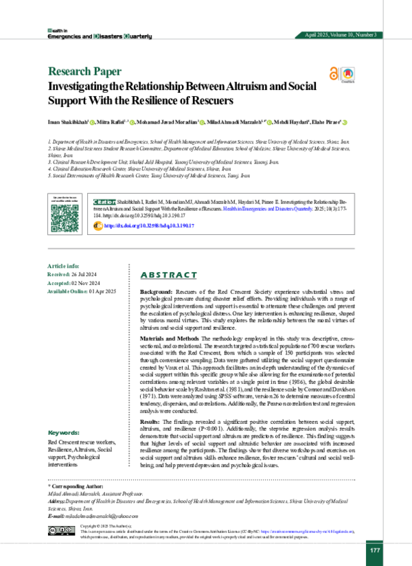(PDF) Investigating the Relationship Between Altruism and Social ...