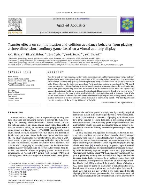 (PDF) Transfer effects on communication and collision avoidance behavior from playing a three ...