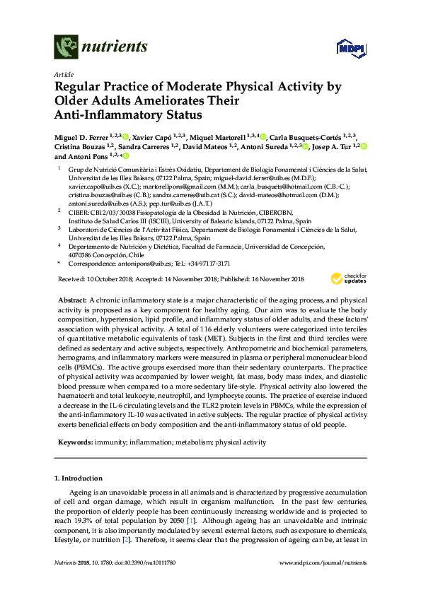 (PDF) Regular Practice of Moderate Physical Activity by Older Adults ...