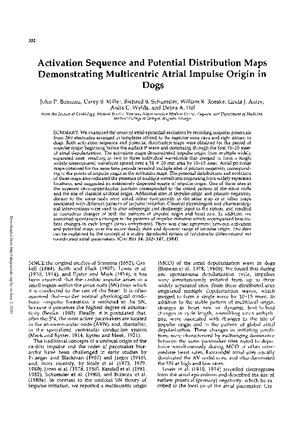 (PDF) Activation sequence and potential distribution maps demonstrating ...