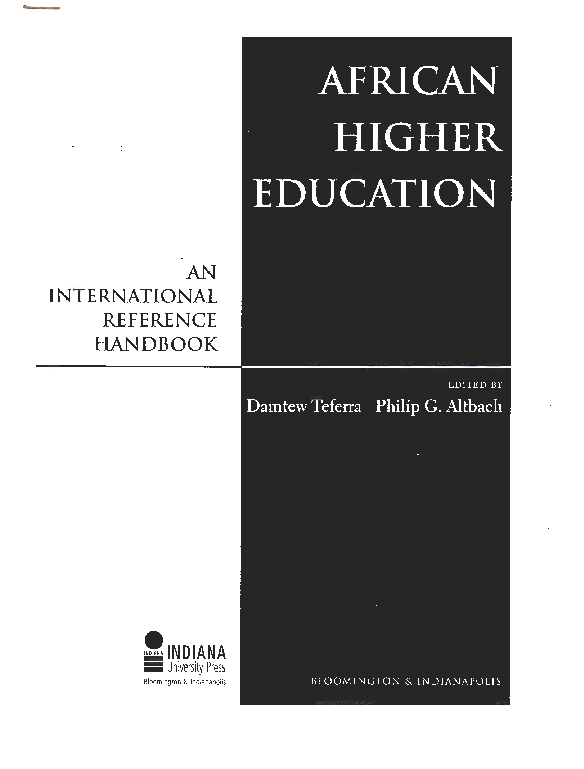 (PDF) African Higher Education - Ethiopia