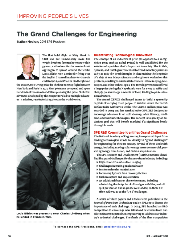 (PDF) Improving People’s Lives: The Grand Challenges for Engineering