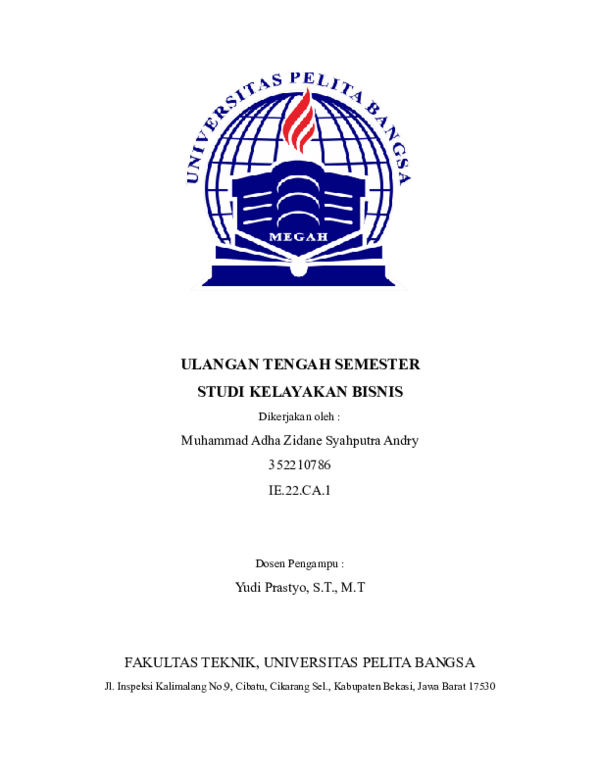 (PDF) UTS Analisis dan Estimasi Biaya