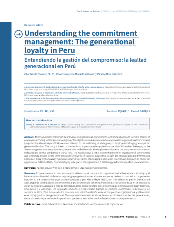 (PDF) Understanding the commitment management