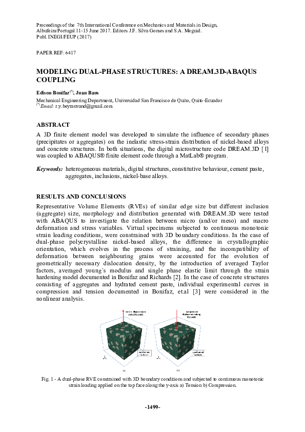 (PDF) Modeling Dual-Phase Structures: A DREAM.3D-ABAQUS Coupling