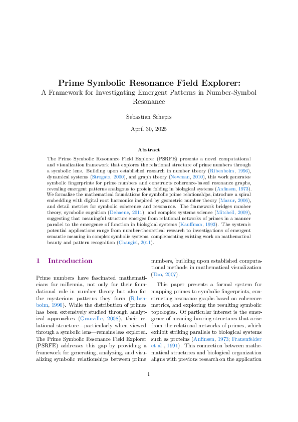 (PDF) Prime Symbolic Resonance Field Explorer: A Framework for Investigating Emergent Patterns ...