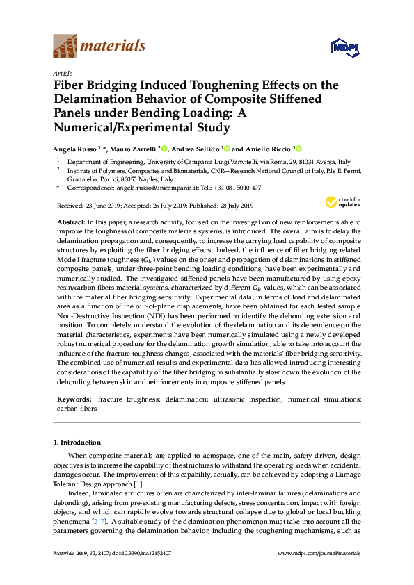 (PDF) Fiber Bridging Induced Toughening Effects on the Delamination ...
