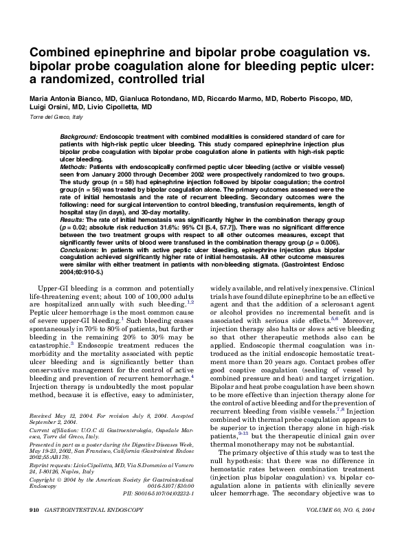 (PDF) Combined epinephrine and bipolar probe coagulation vs. bipolar ...